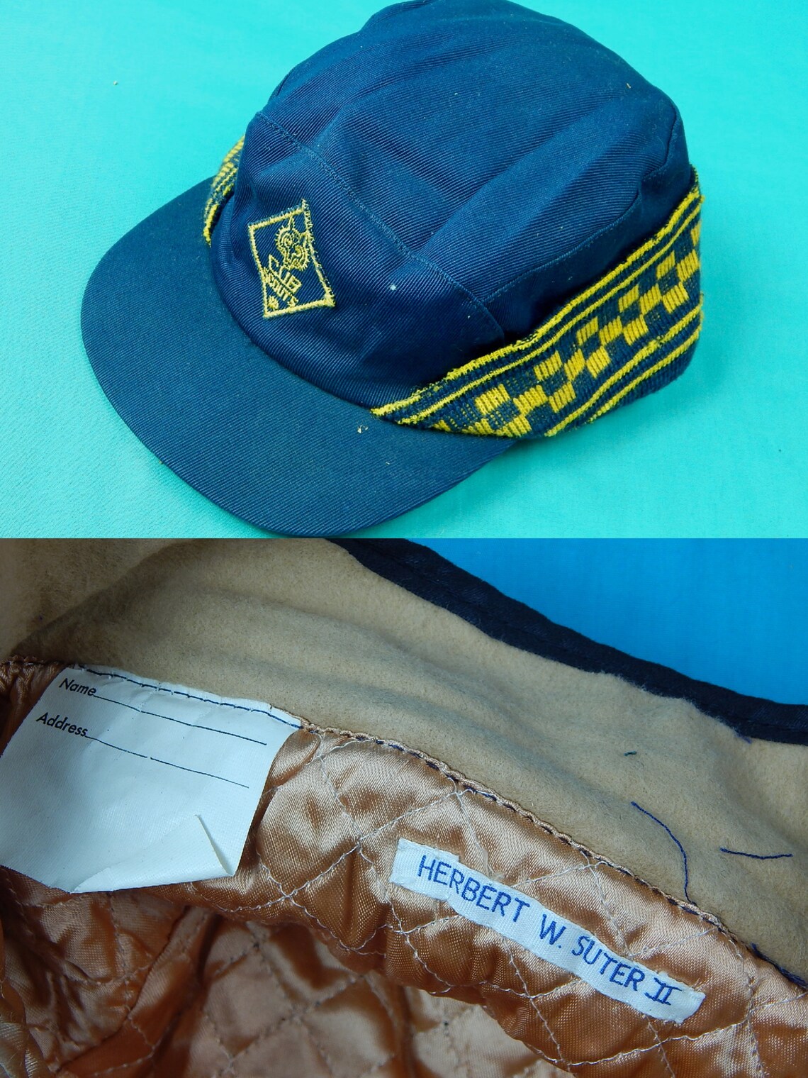 Vintage US Boy Scout Cub Scout Uniform Set Shirt Hat Badge | Etsy