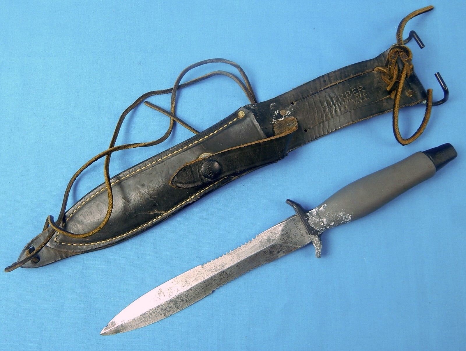 Vintage 1976 Gerber MK2 Grey Handle Commando Stiletto Hunting | Etsy