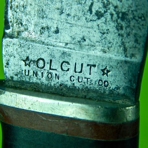 Vintage US Early KA-BAR Kabar Olcut Union Cutlery Hunting Knife Gift ...