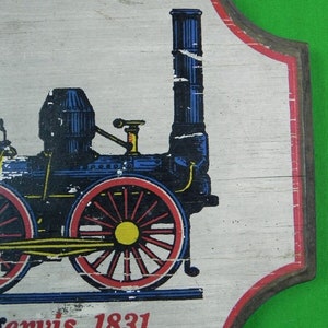 Vintage Mohawk & Hudson Rail Road the Dewitt Clinton Train Wood Wall ...