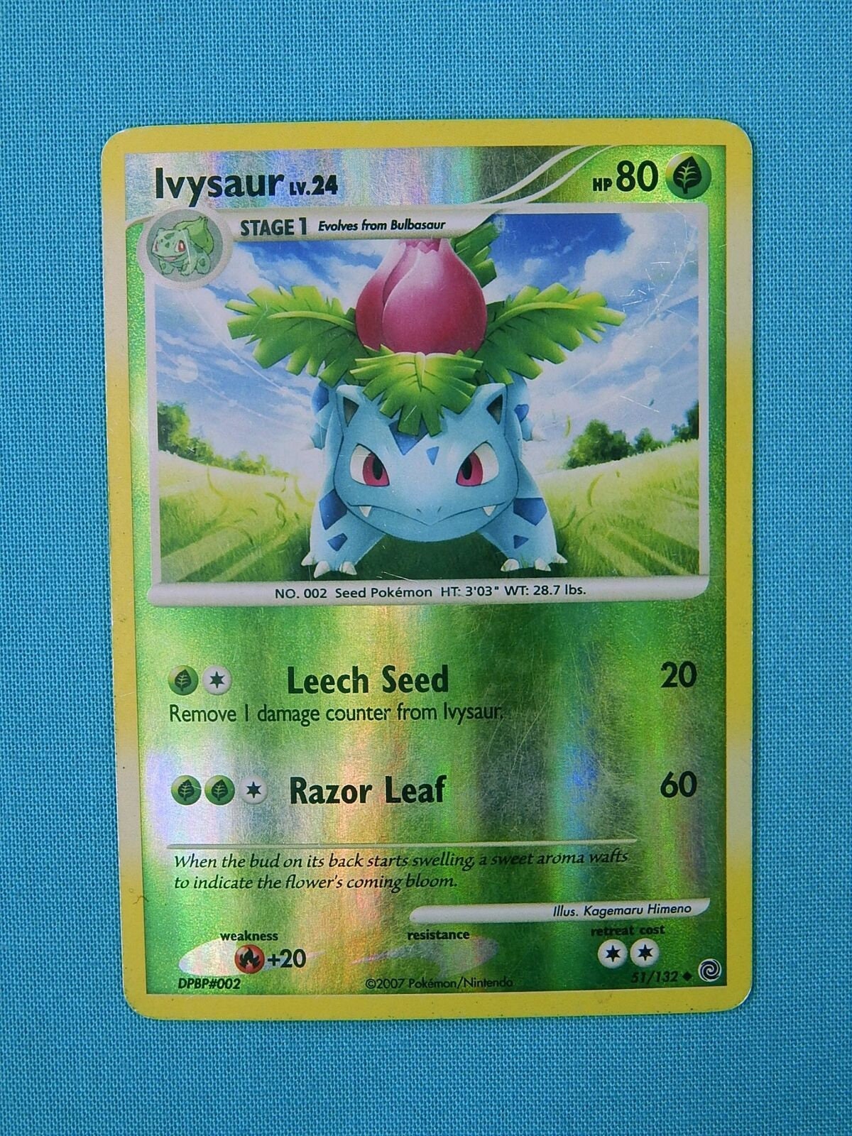 Ivysaur Pokemon Card