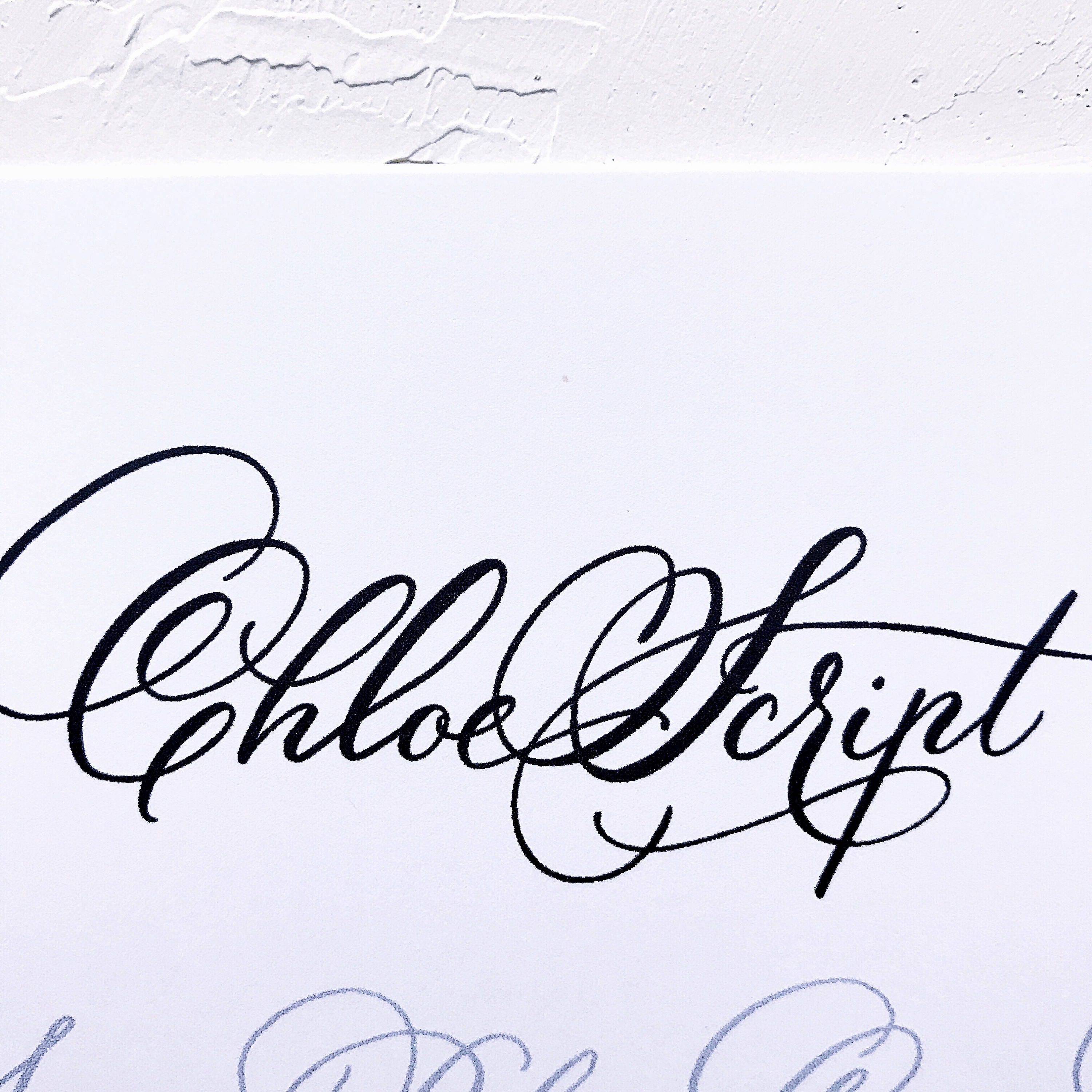 Chloe Script Alphabet Set | Modern Calligraphy | Alphabet Set ...