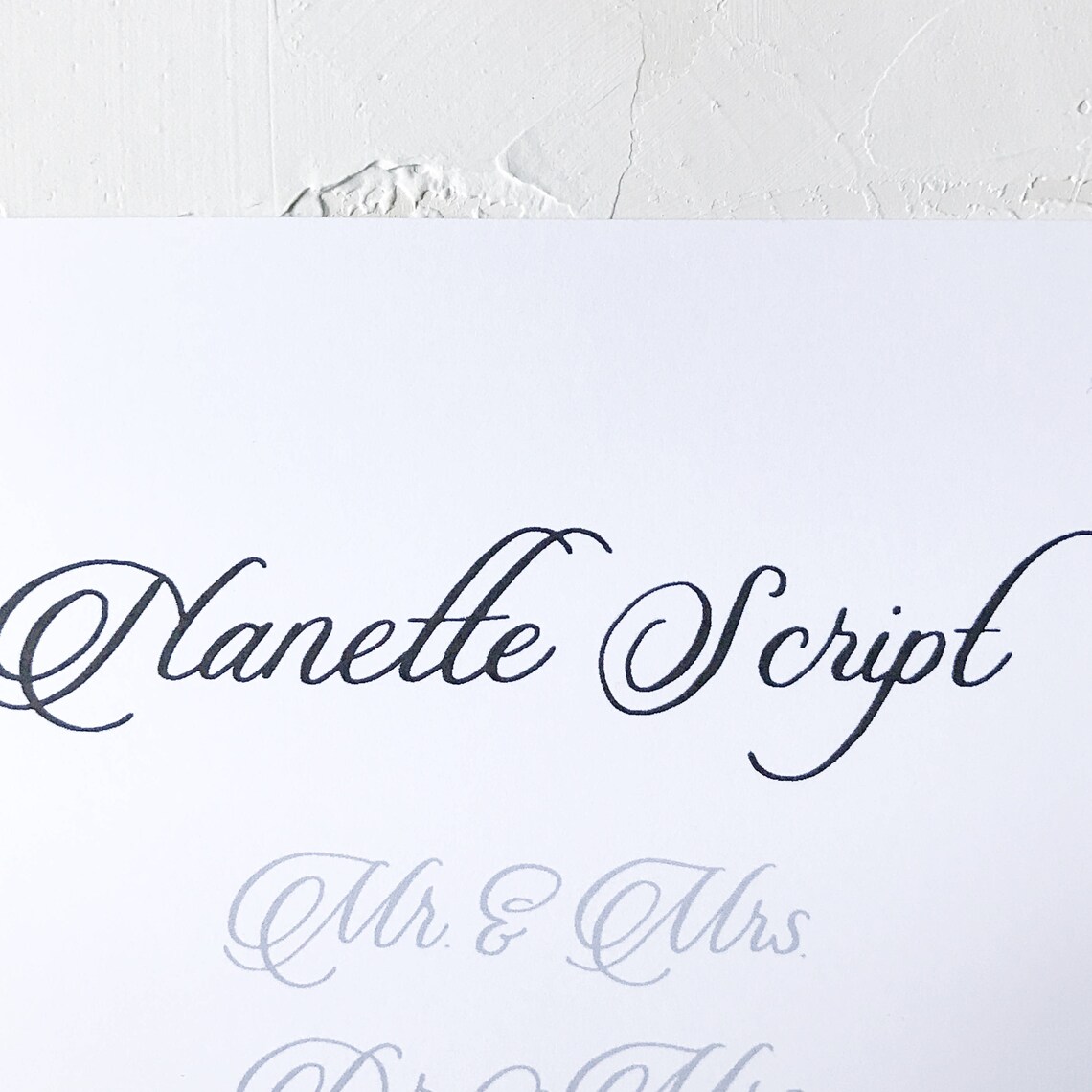 Nanette Script Alphabet Set | Modern Calligraphy | Alphabet Set ...