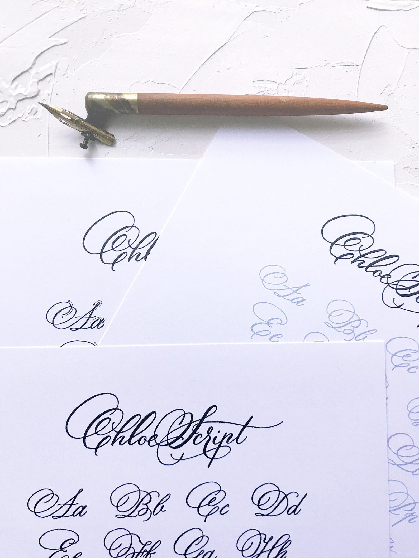 Chloe Script Alphabet Set | Modern Calligraphy | Alphabet Set ...