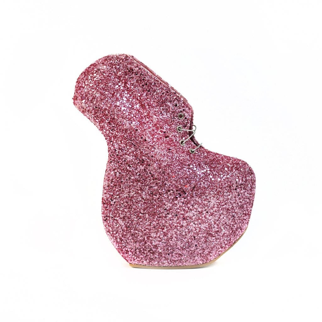 Jessica Bubble Shoes - Pink Glitter, Size UK7 - Etsy