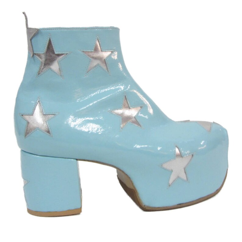 Glam Boots - 11 Star, Bowie Glam - Etsy