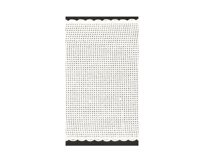 ZWEIGART Aida Cross-stitch Ribbon 14 Ct White 10 Cm Wide Sold by the ...