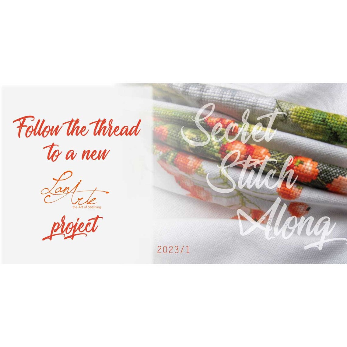 Secret Stitch Along 2023-1 by Lanarte Embroidery Pack PN-0198291 or PN ...