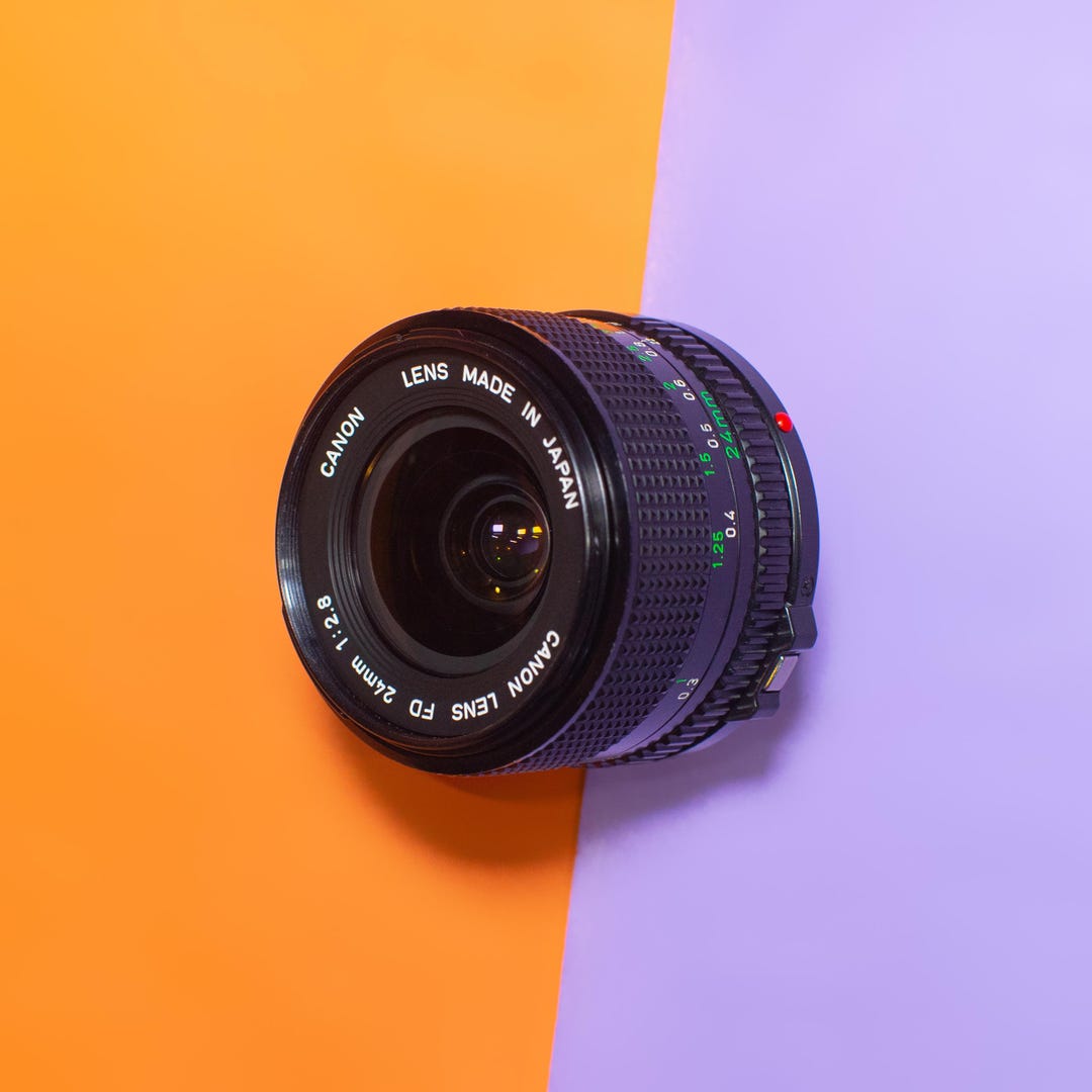 Canon New FD 24mm 1:2.8 Prime Lens - Canon FD Mount Lens ...