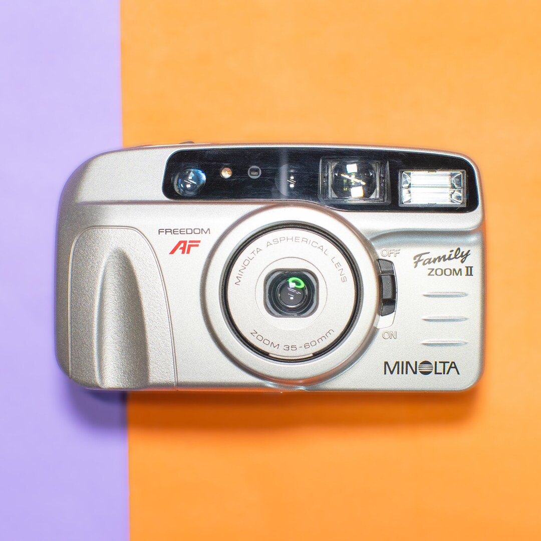 Minolta Family Zoom II Point and Shoot 35mm Camera With - Etsy