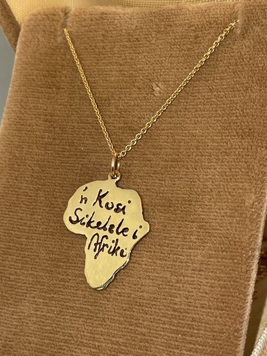 Solid Genuine 14K Yellow Gold South Africa National Anthem - Etsy