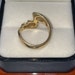 Solid 14K Yellow Gold Custom Nugget Swirl Ring Vintage Estate - Etsy
