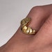 Solid 14K Yellow Gold Custom Nugget Swirl Ring Vintage Estate - Etsy