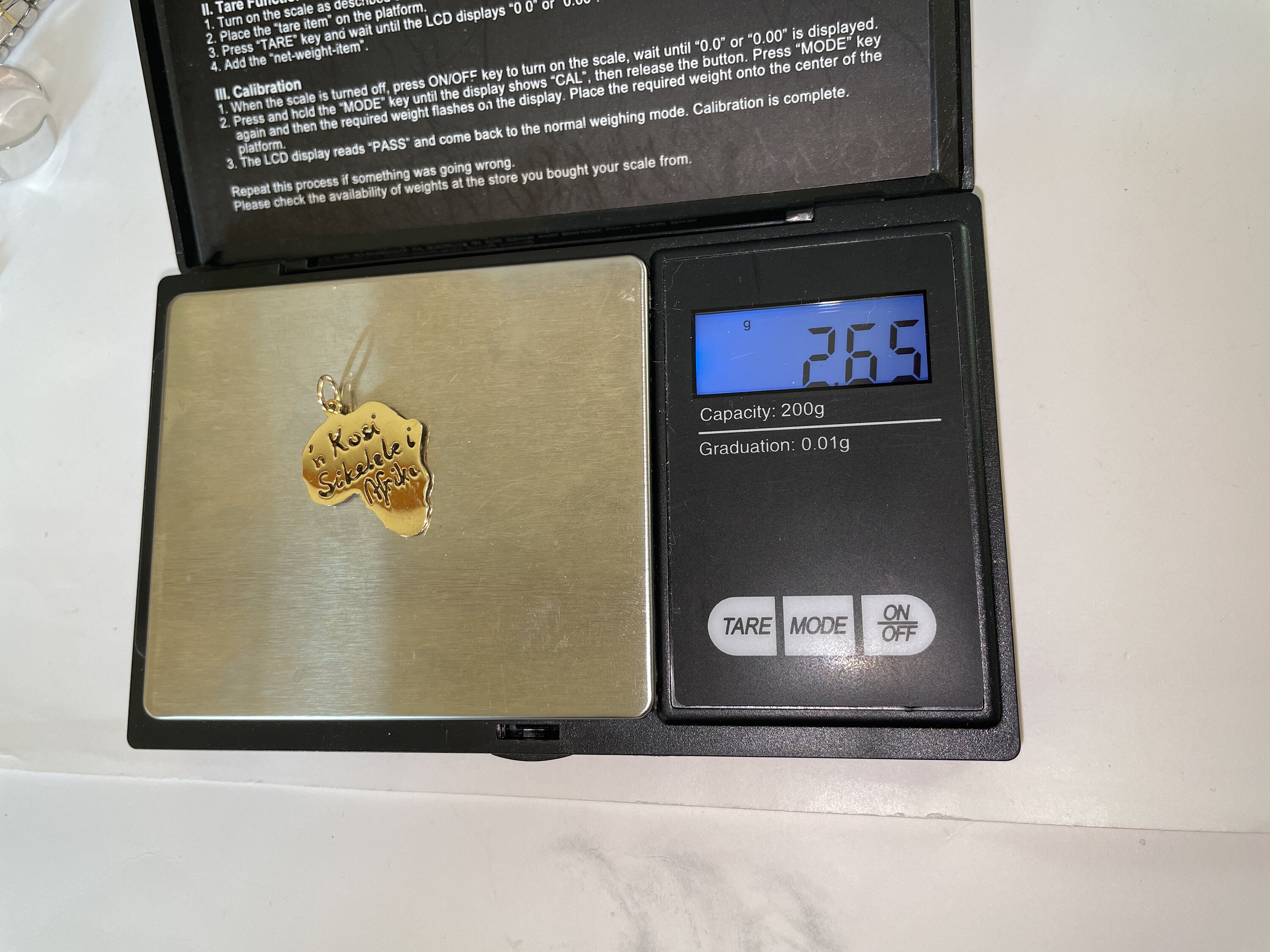 Solid Genuine 14K Yellow Gold South Africa National Anthem - Etsy