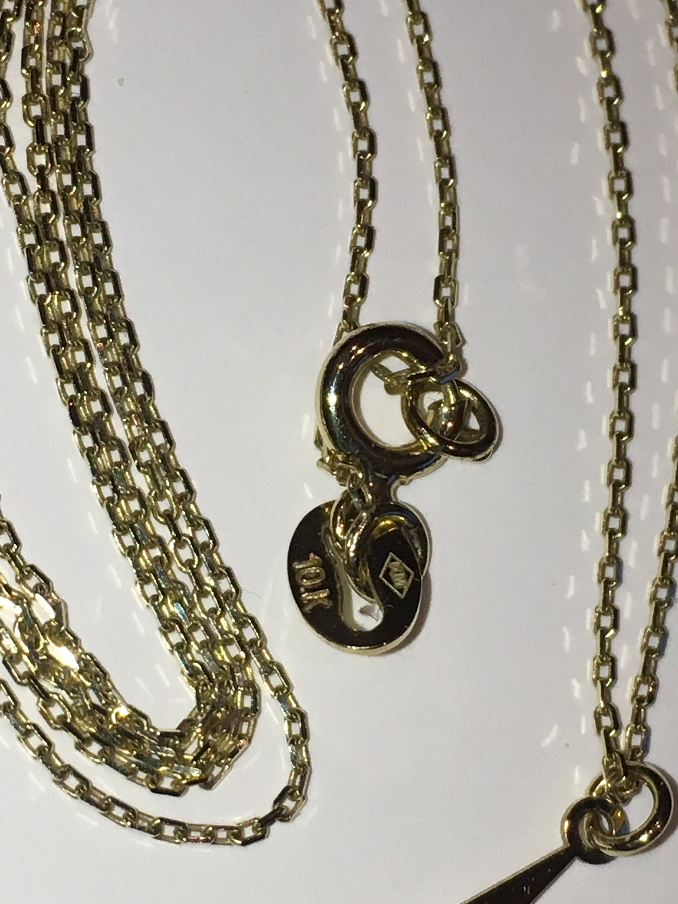 Vintage Solid Stamped Hallmarked 10KT Yellow Gold Lightning Bolt ...