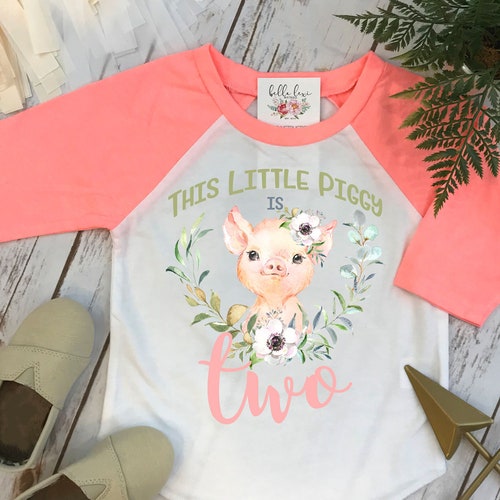 Second Birthday With an Oink and a Moo Farm Birthday Oink - Etsy