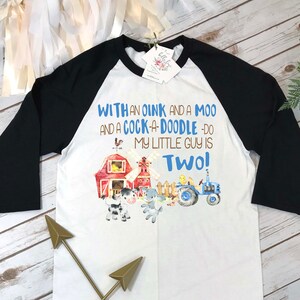 Second Birthday, Oink Baa Moo, Farm Birthday, Oink Moo Turning Two, 2nd ...