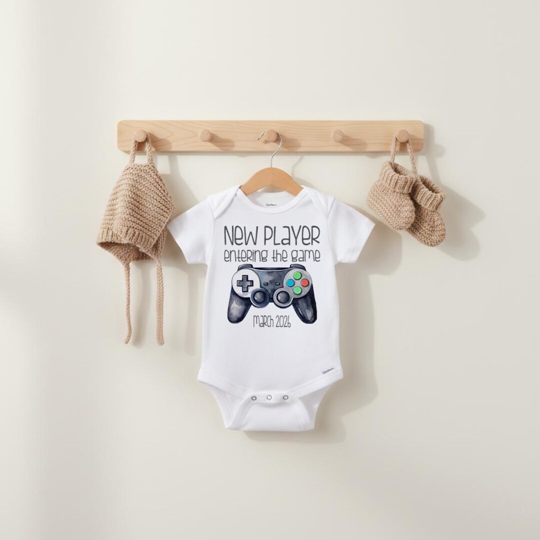 Gamer Onesie®, Pregnancy Reveal, Gamer Dad, Baby Announcement, Gaming ...