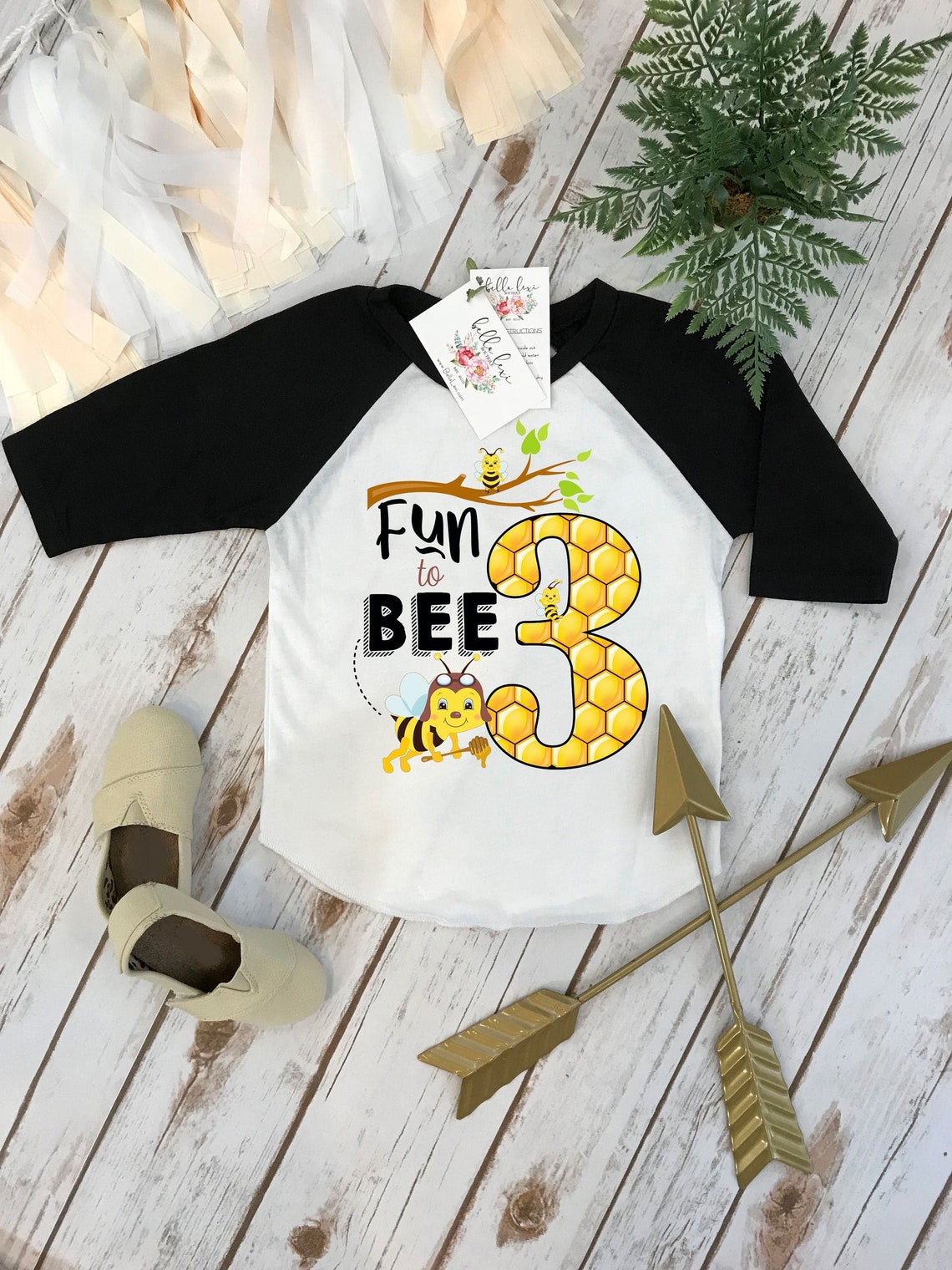 Third Birthday, Bee Theme, Bee Birthday, Fun to BEE Three, 3rd Birthday ...