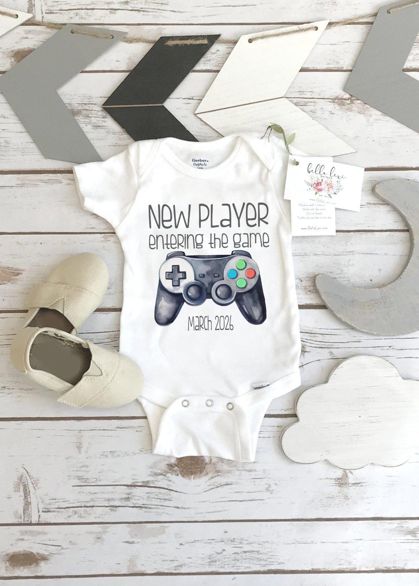 Gamer Onesie®, Pregnancy Reveal, Gamer Dad, Baby Announcement, Gaming ...