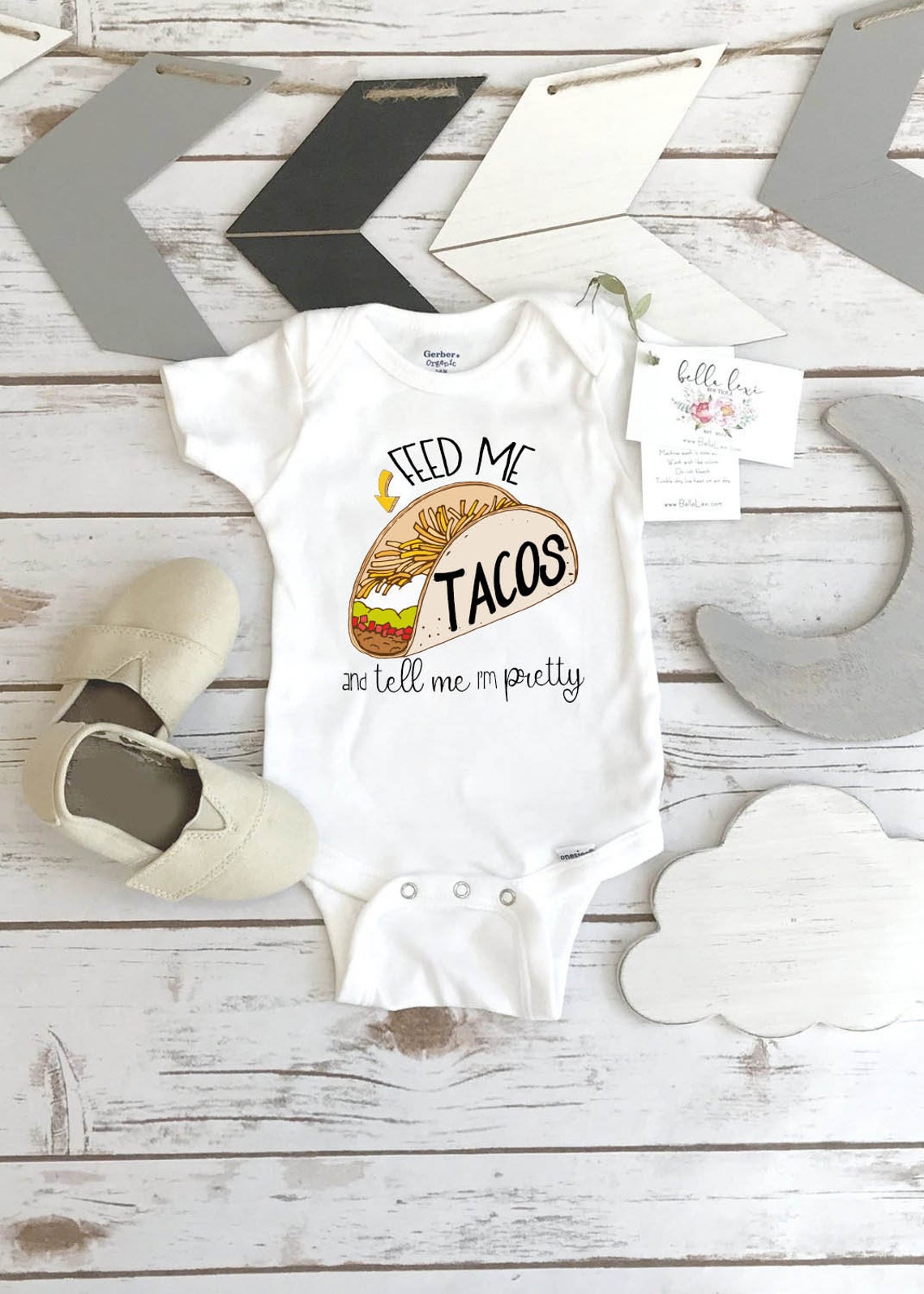 Taco Onesie®, Nacho Baby, Baby Shower Gift, Funny Baby Gift, Taco Baby ...