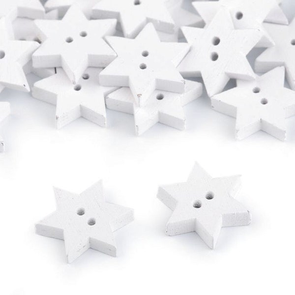 Star Shaped Buttons - Etsy