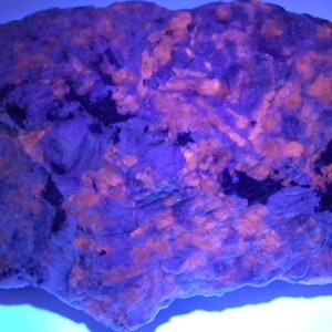 Exceptionally RARE Blue Hackmanite. Rough Mineral Stone. Full ...
