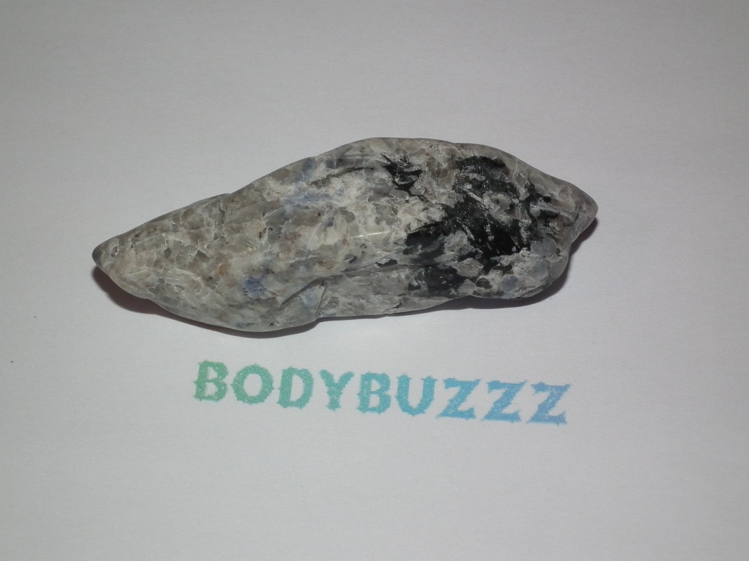 Exceptionally RARE Blue Hackmanite. Polished Mineral stone. Full ...