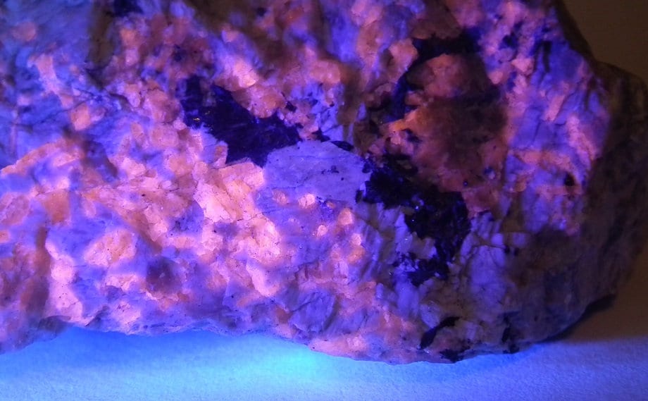 Exceptionally RARE Blue Hackmanite. Rough Mineral Stone. Full ...