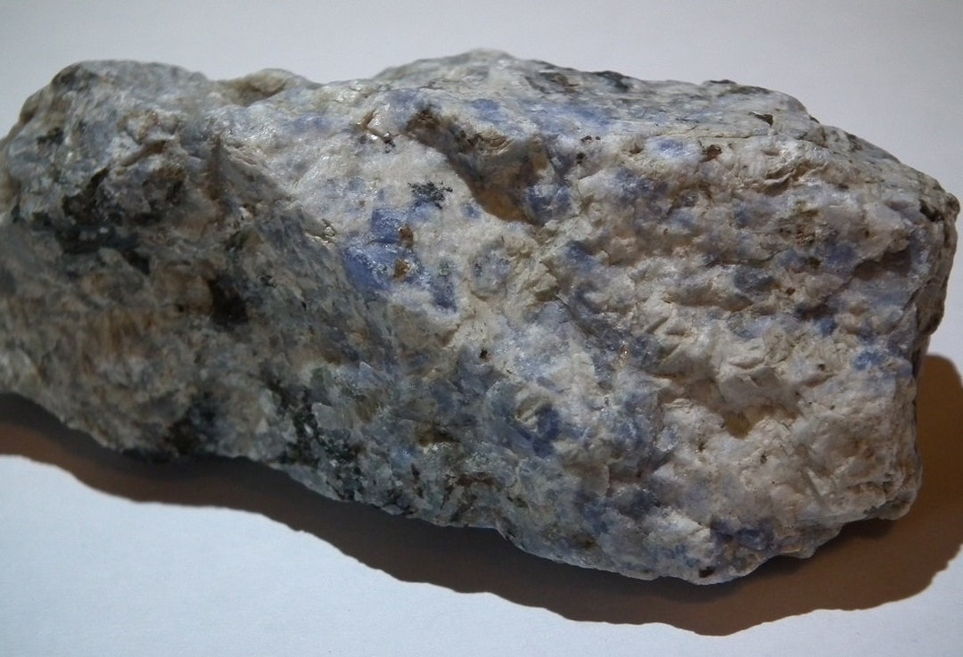 Exceptionally RARE Blue Hackmanite. Rough Mineral Stone. Full ...