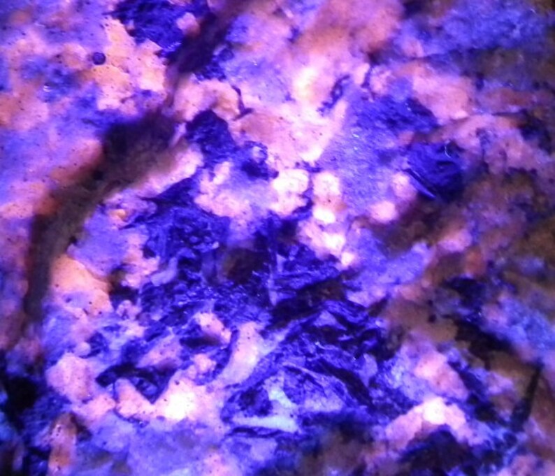 Exceptionally RARE Blue Hackmanite. Rough Mineral Stone. Full ...