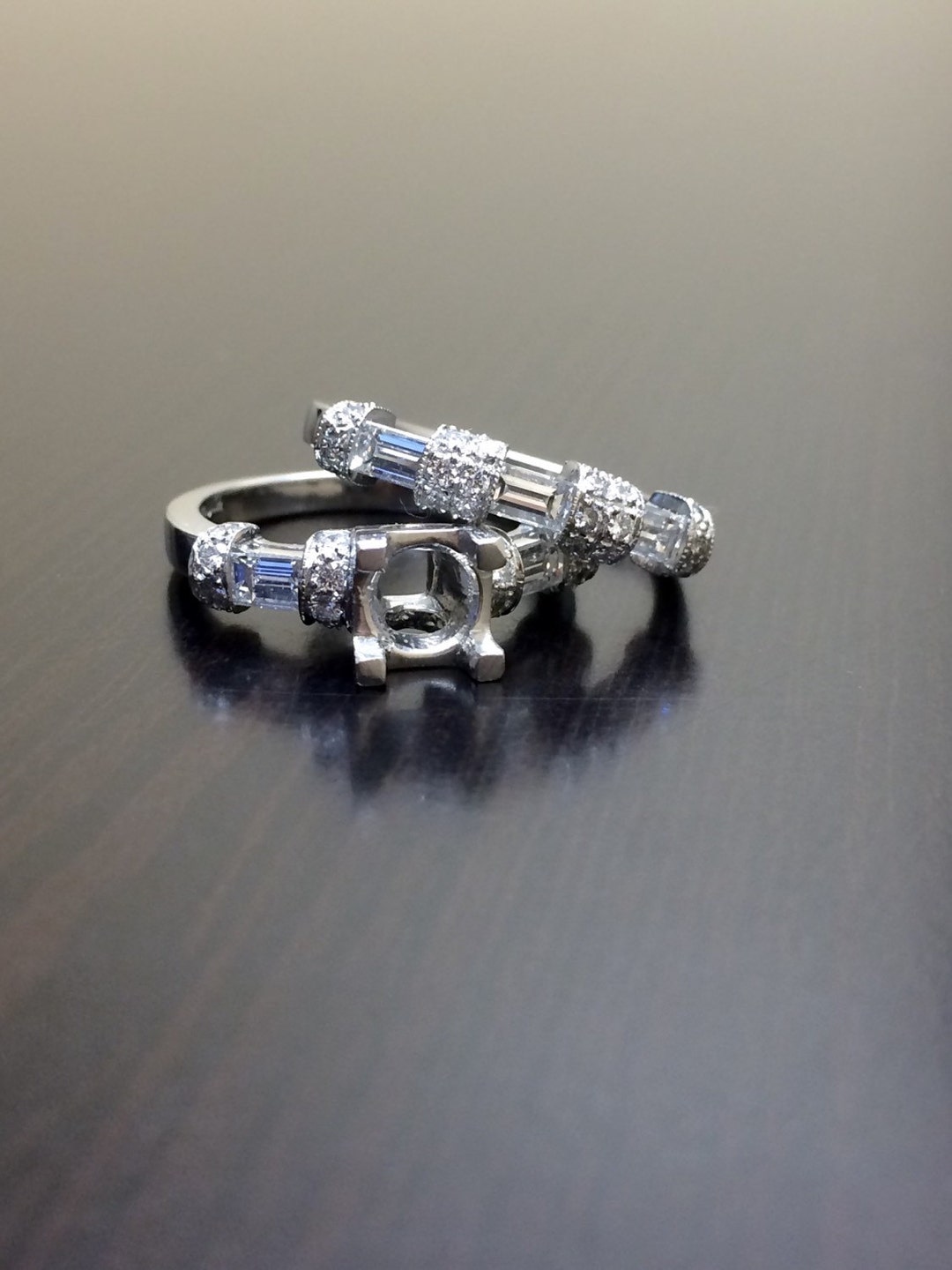Platinum Art Deco Diamond Engagement Ring - Art Deco Platinum Diamond ...