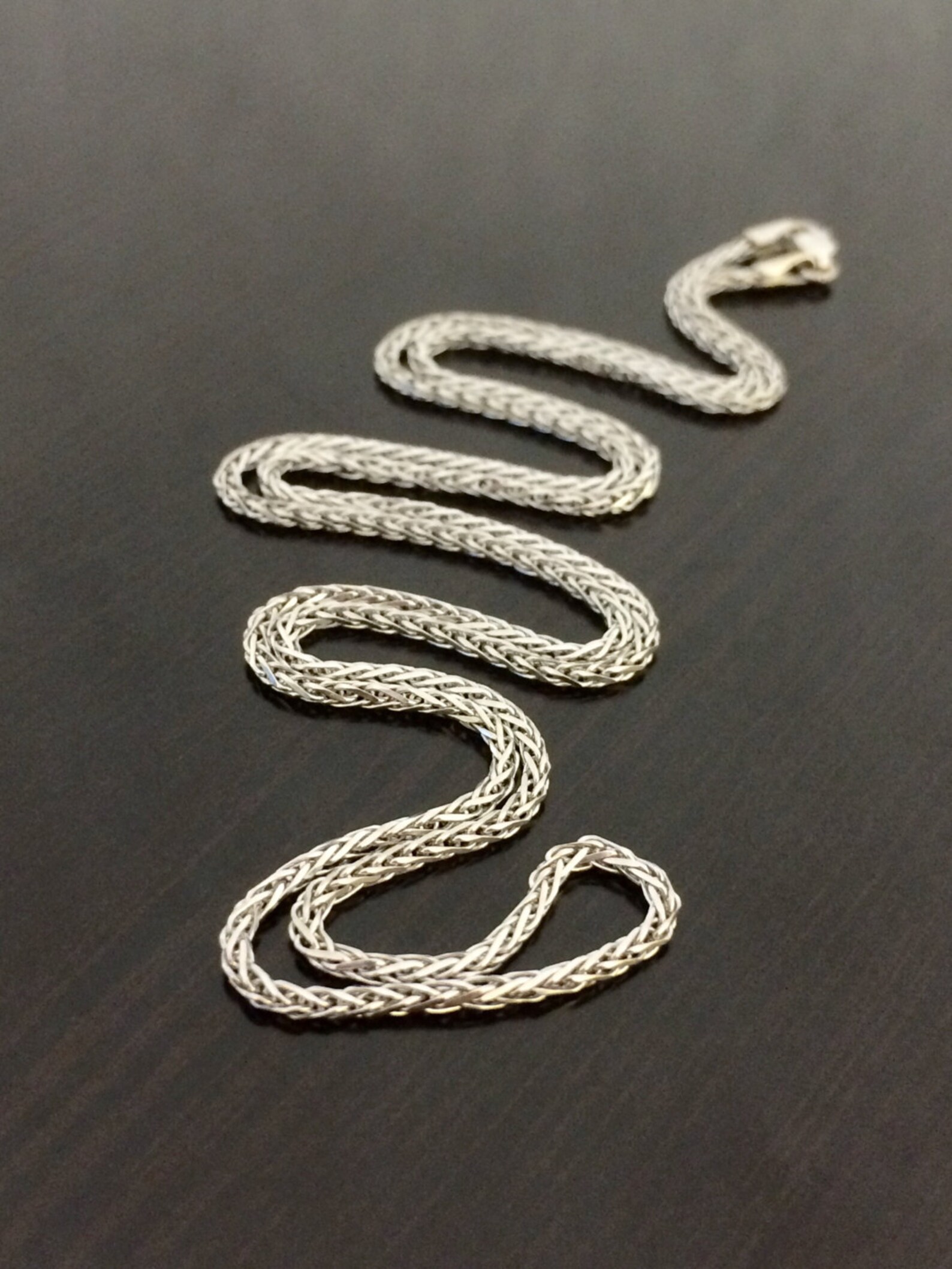 14K White Gold Necklace 14K Gold Chain 14K Gold Rope Chain - Etsy