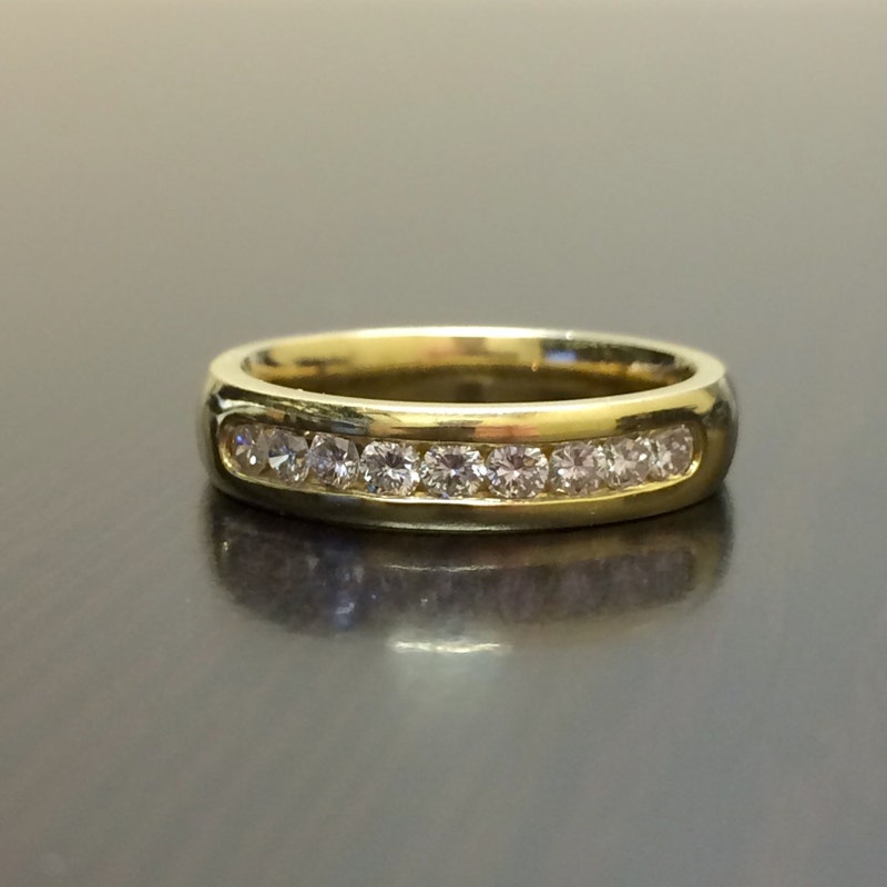 18k Diamond Ring - Etsy