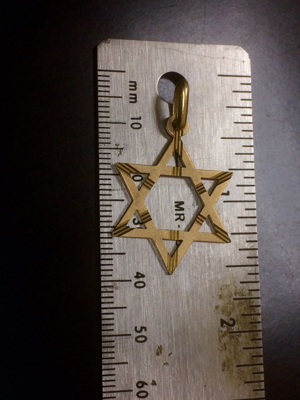 14K Yellow Gold Star of David - 14K Gold Star of David Pendant - 14K ...