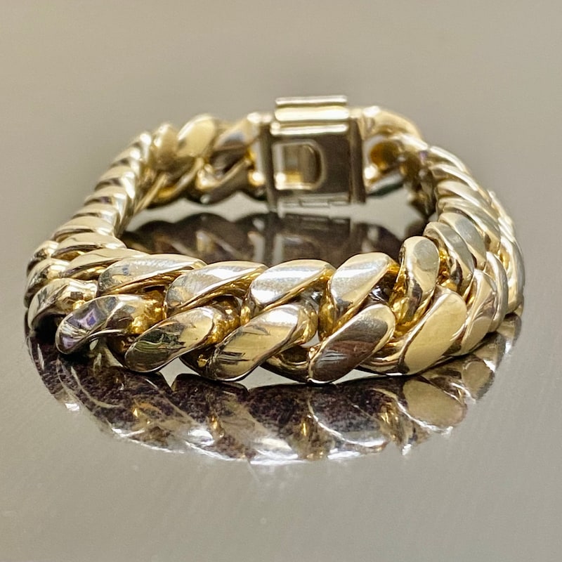 Yellow Gold Bracelet - Etsy