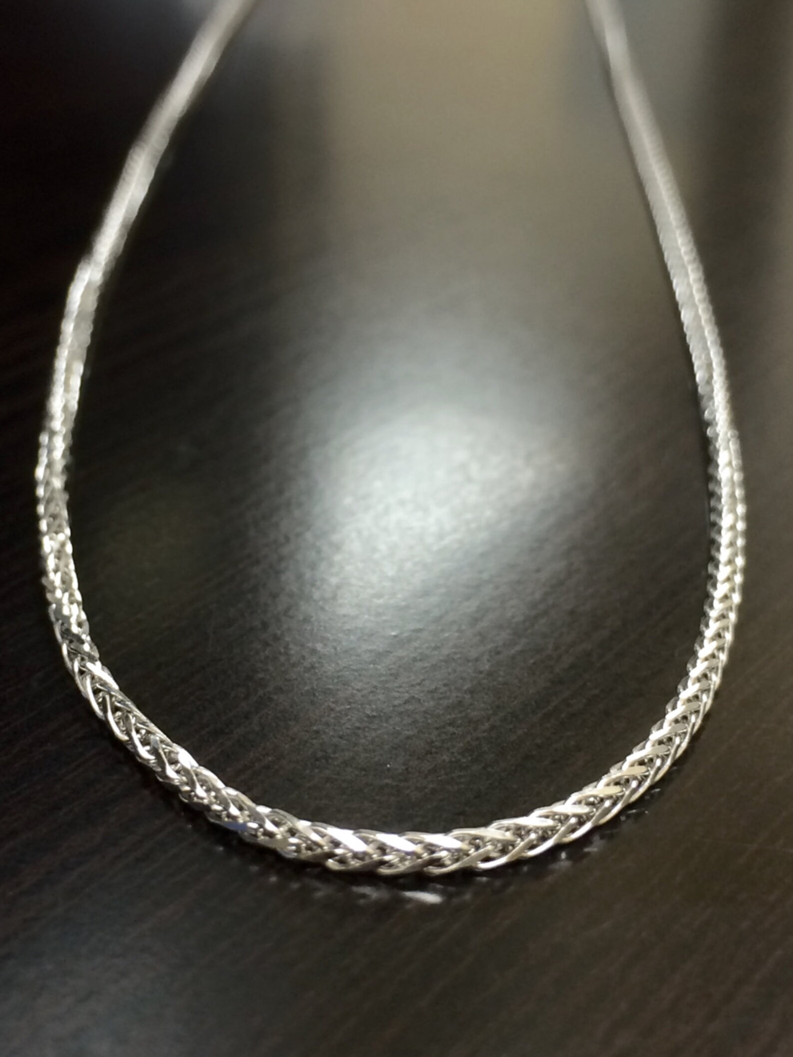 14K White Gold Necklace 14K Gold Chain 14K Gold Rope Chain - Etsy