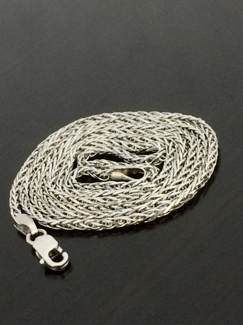 14K White Gold Necklace 14K Gold Chain 14K Gold Rope Chain - Etsy