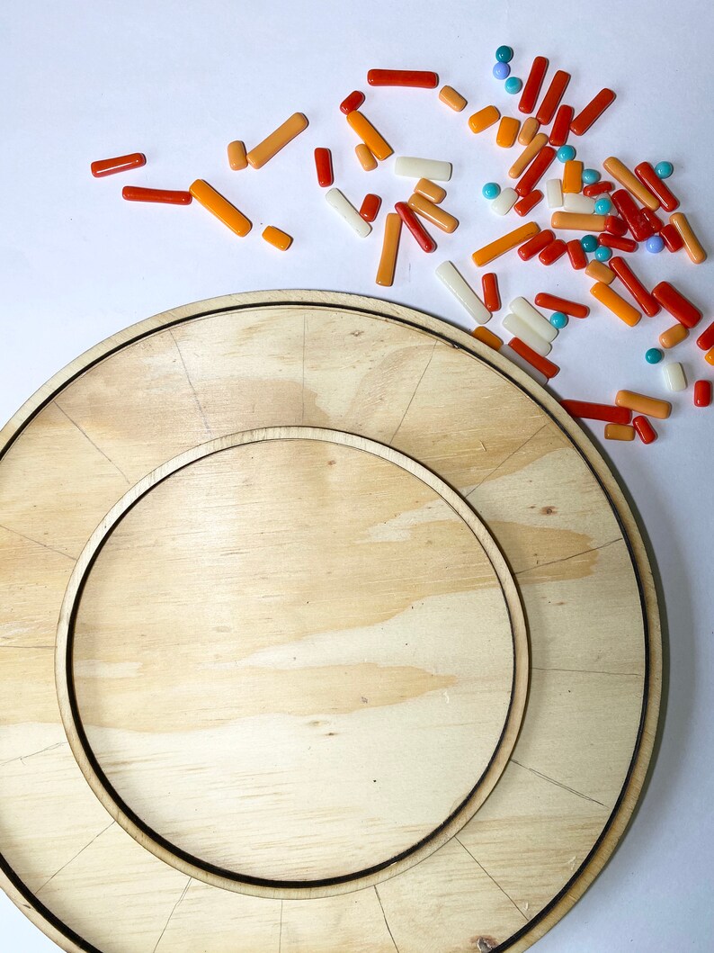 Boho Chic Mirror Glass Mosaic Kit - Etsy
