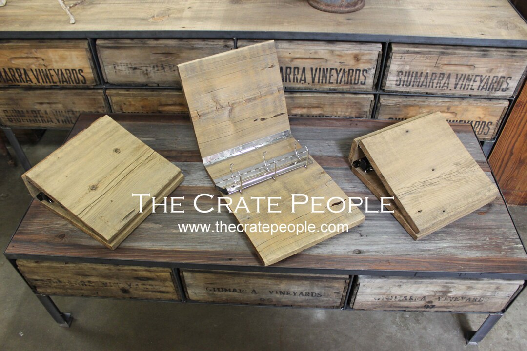 Photo Album Custom Made RECLAIMED Reclaimed Wood Rustic Albums - Etsy