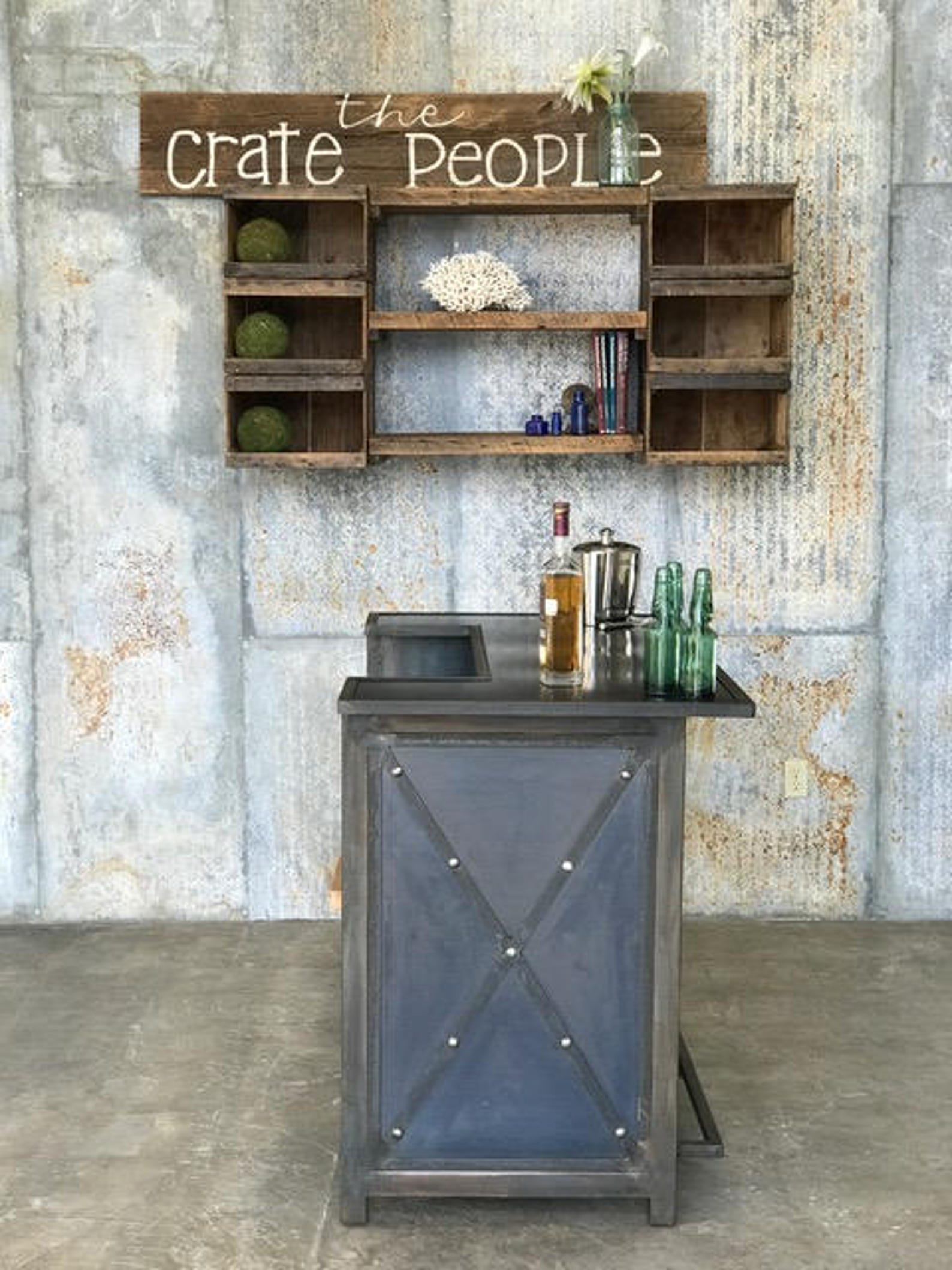 Liquor Bar Cabinet Hostess Stand Desk Custom Made Furniture - Etsy UK
