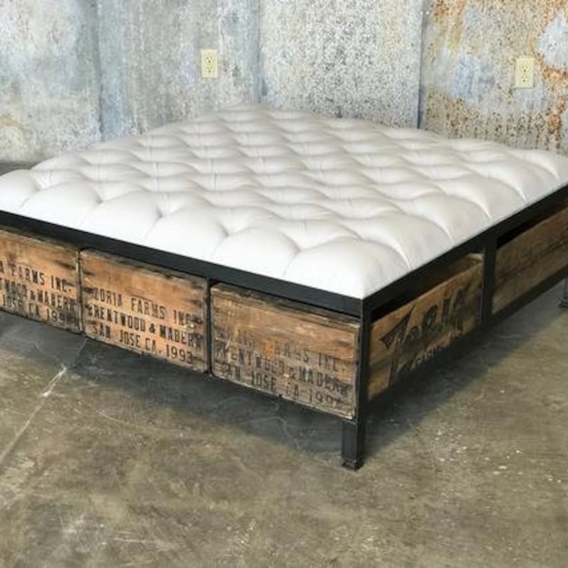 Tufted Ottoman - Etsy