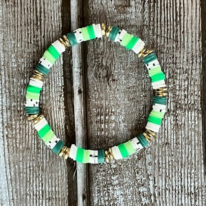 Aventurine Bracelet Set, St Patricks Day Bracelets, Stackable Green ...
