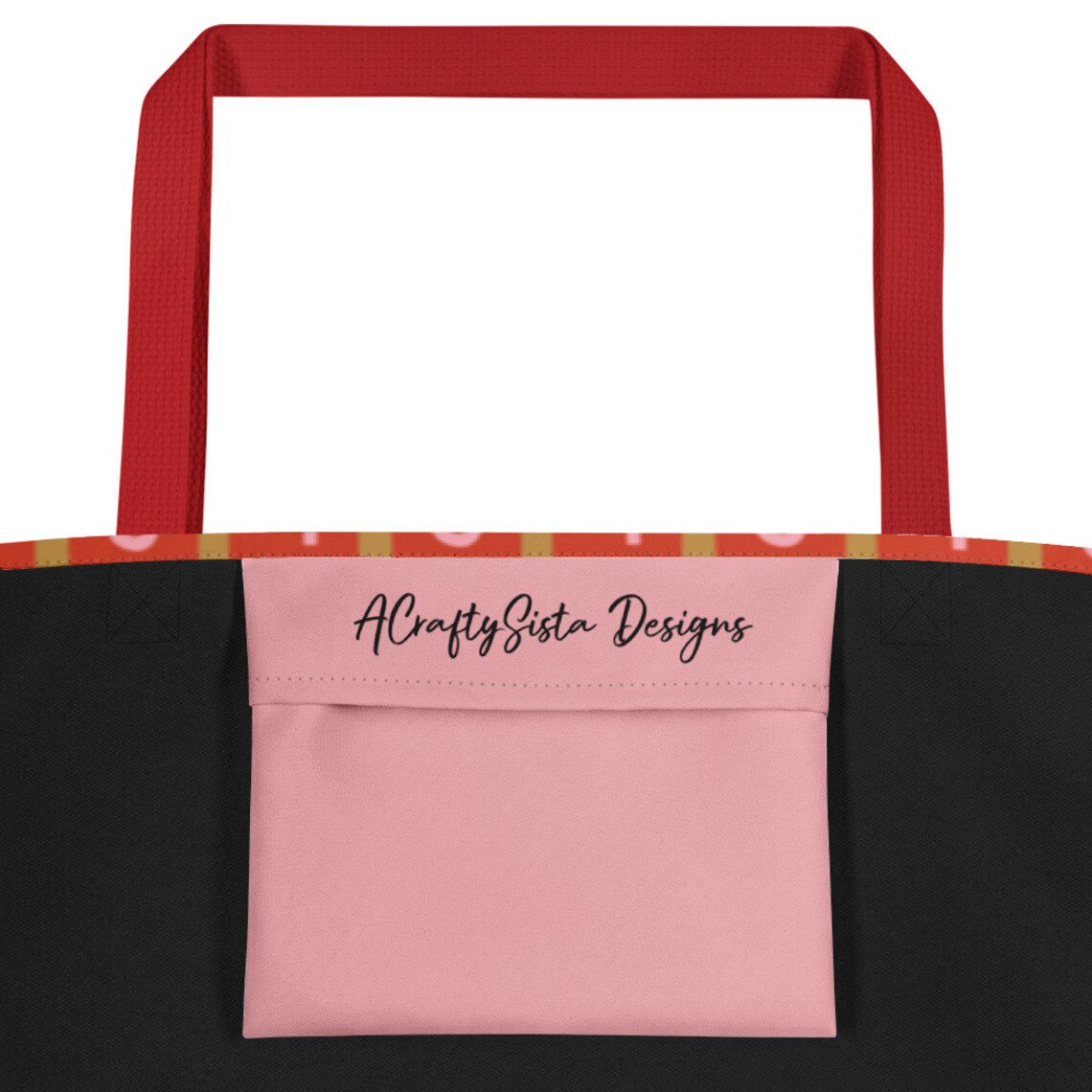 Pretty Girl Art Large Tote Bag - Travel, Beach, Grocery - Etsy