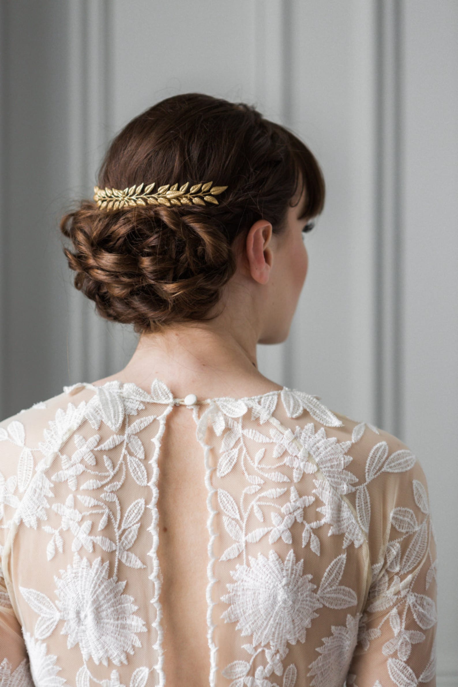 Edwardian Leaf Comb Gold Leaf Comb Bridal Comb Boho - Etsy