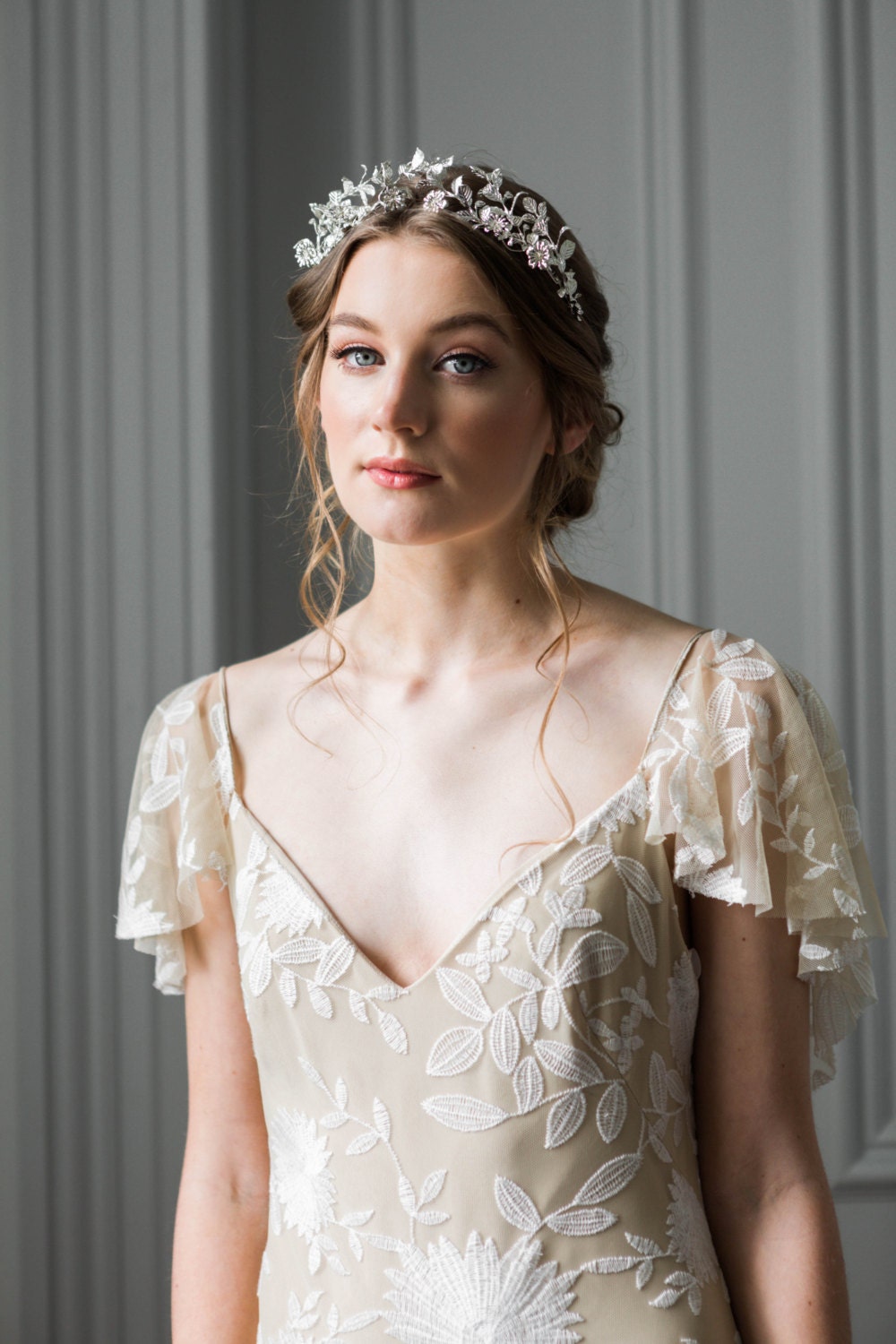 Myrtle Tiara Antique German Tiara Myrtle Crown Leaf Crown - Etsy UK