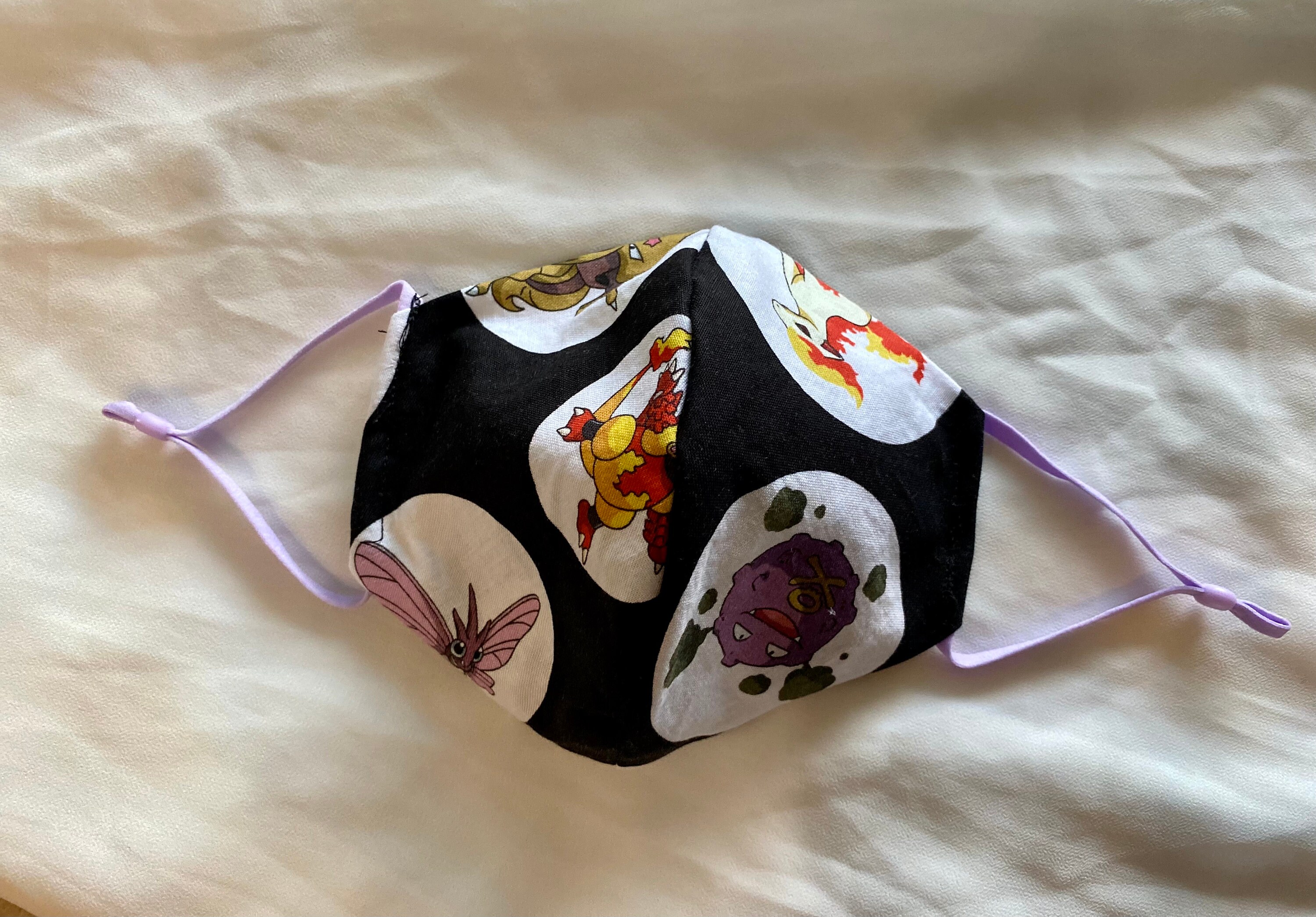Pokémon Face Mask - Etsy