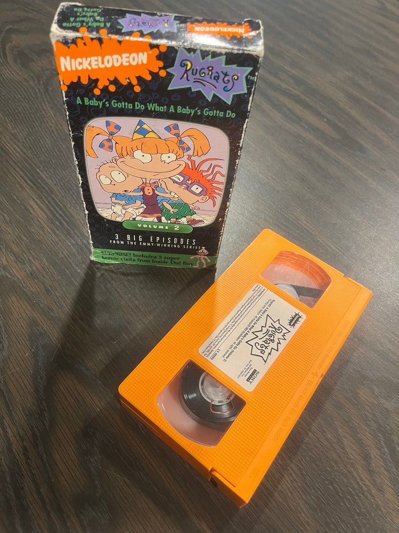 Nickelodeon Rugrats Orange Tape VHS With 3 Episodes and 2 - Etsy Ireland