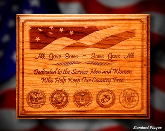 Military plaque | Etsy