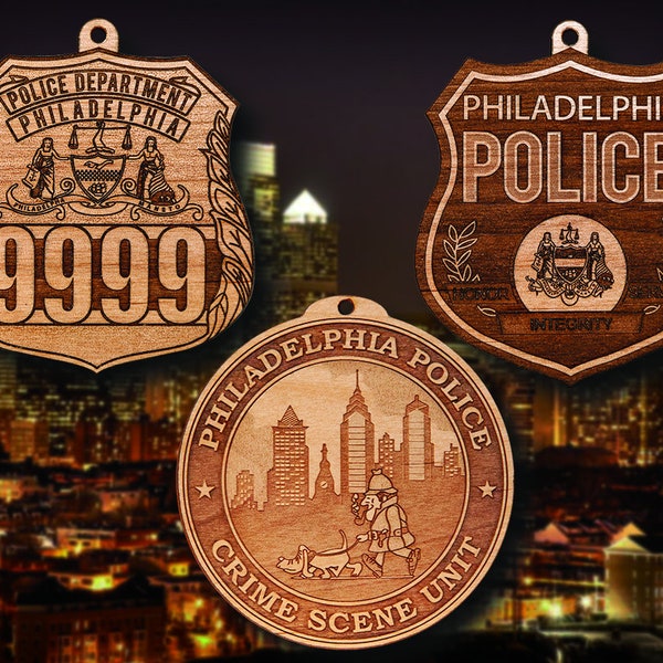 Philadelphia Police Badge - Etsy